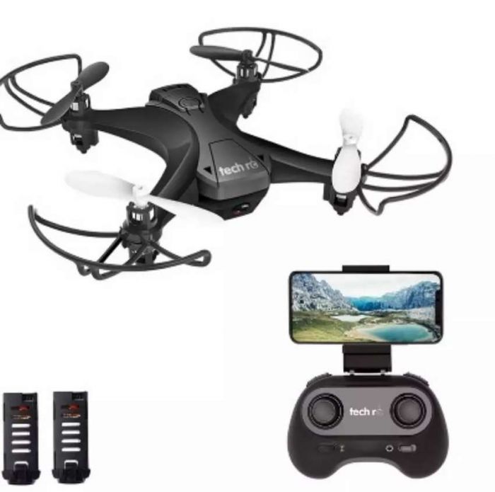 Tech Rc Mini Drone With Camera, WiFi FPV Quadcopter Drone