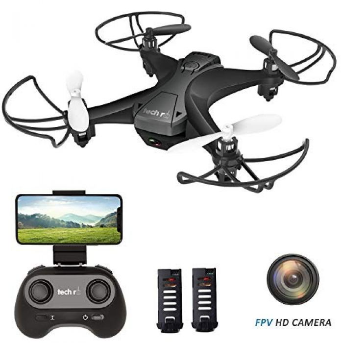 Tech Rc Mini Drone With Camera, WiFi FPV Quadcopter Drone