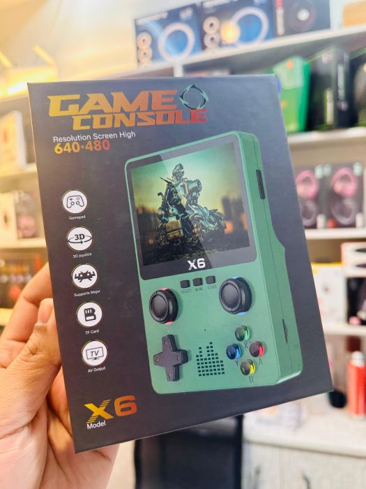 X6 Handheld Game Console, Retro Game Console Built-in 64GB 10000 ...